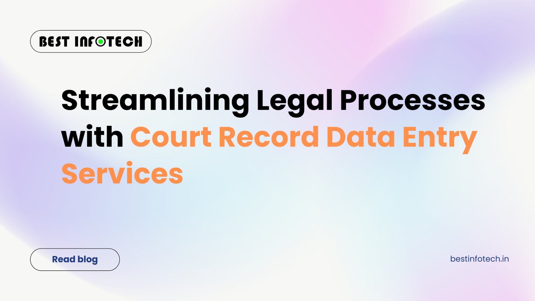 Streamlining Legal Processes with Court Record Data Entry Services